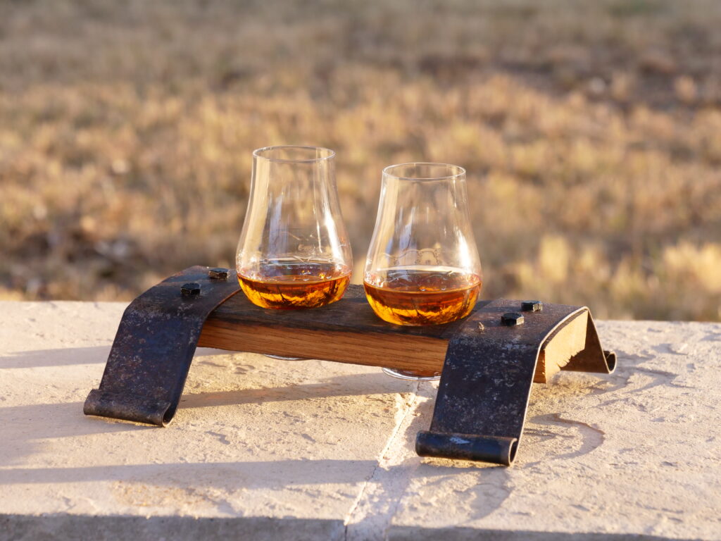 Whiskey Glass Rack | 2 and 4 Glass Versions